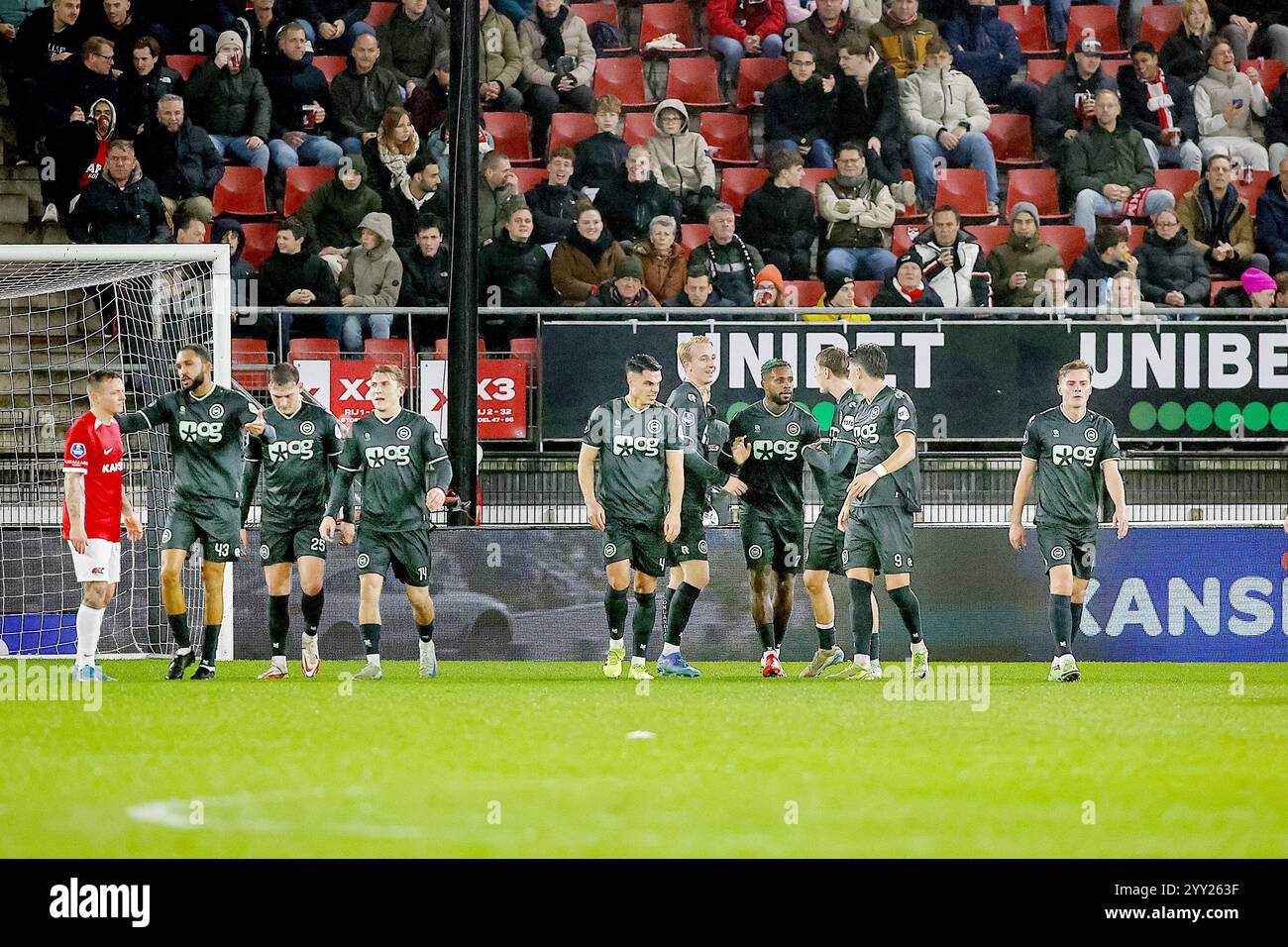 ALKMAAR - 18-12-2024, AFAS Stadium. Dutch cup Football season 2024 / 2025, during the TOTO KNVB ...