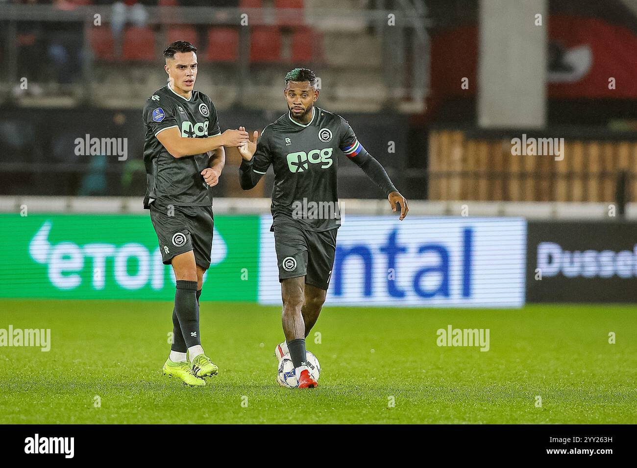 Alkmaar, Netherlands. 18th Dec, 2024. ALKMAAR - 18-12-2024, AFAS Stadium. Dutch cup Football ...