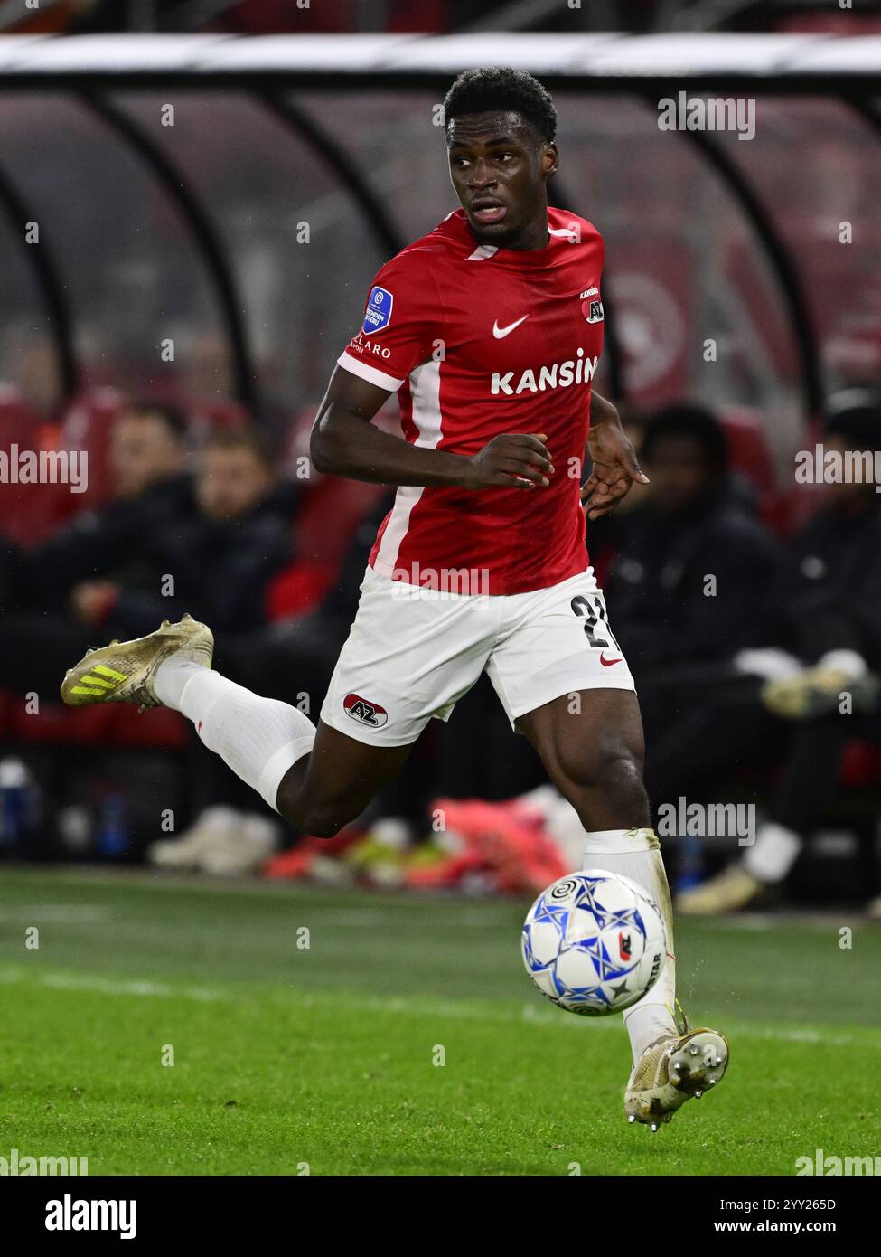 ALKMAAR - Ernest Poku of AZ Alkmaar during the KNVB Cup match between ...