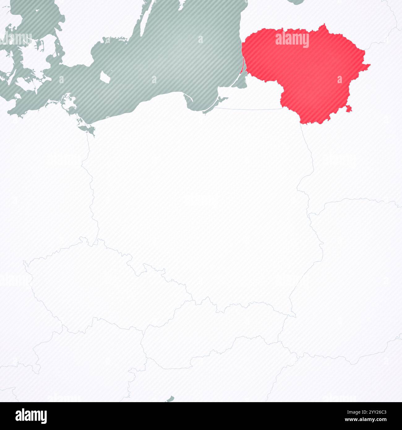 Polish and lithuania border map hi-res stock photography and images - Alamy