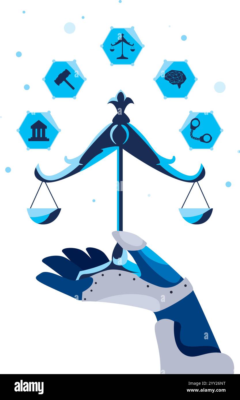 Artificial intelligence ethics Stock Vector Images - Alamy