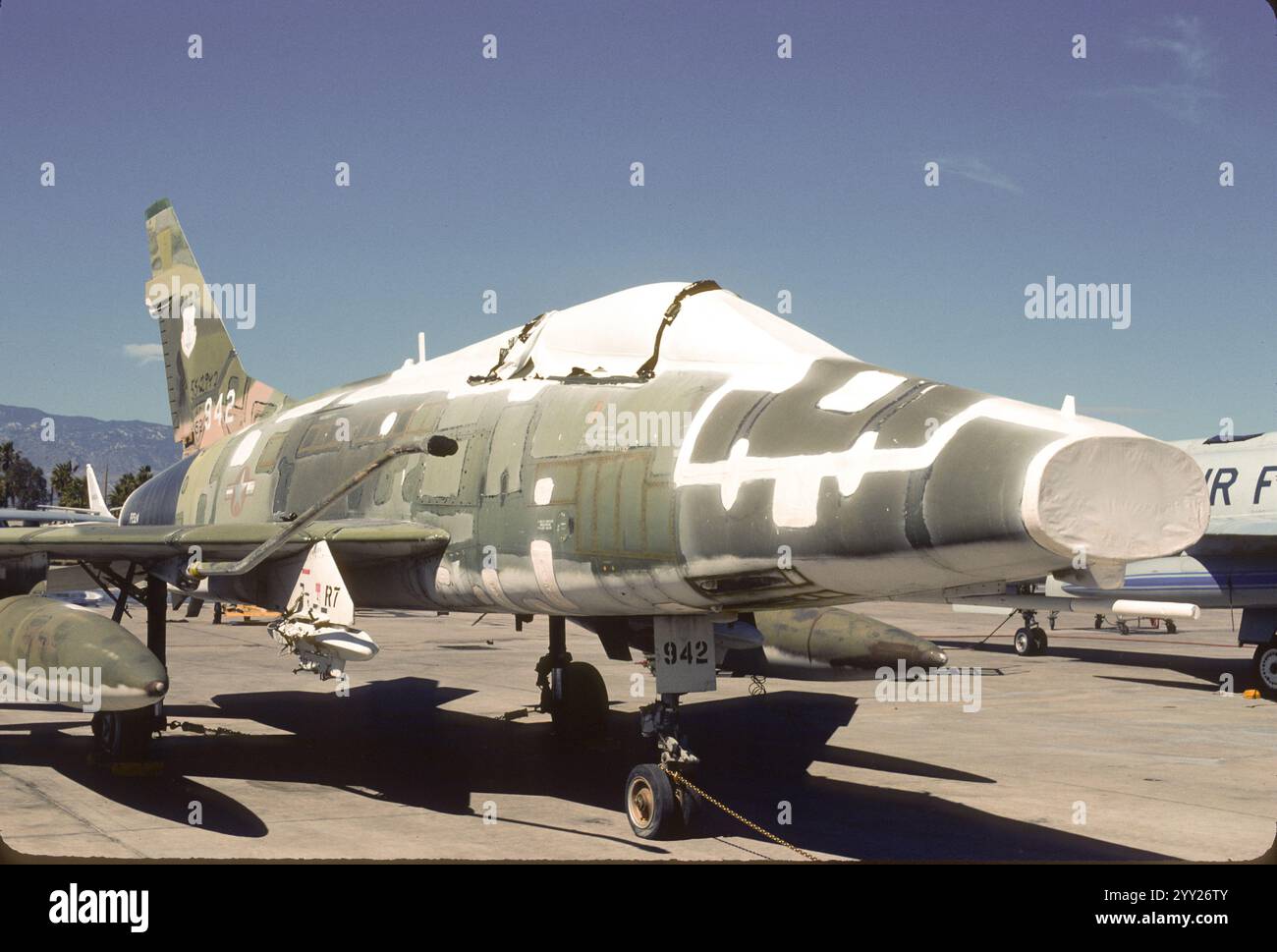 The North American F-100D “Hun” Super Sabre followed along in the queue ...