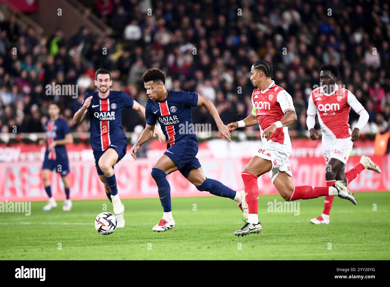 14 Desire DOUE (psg) during the Ligue 1 McDonald's match between Monaco ...
