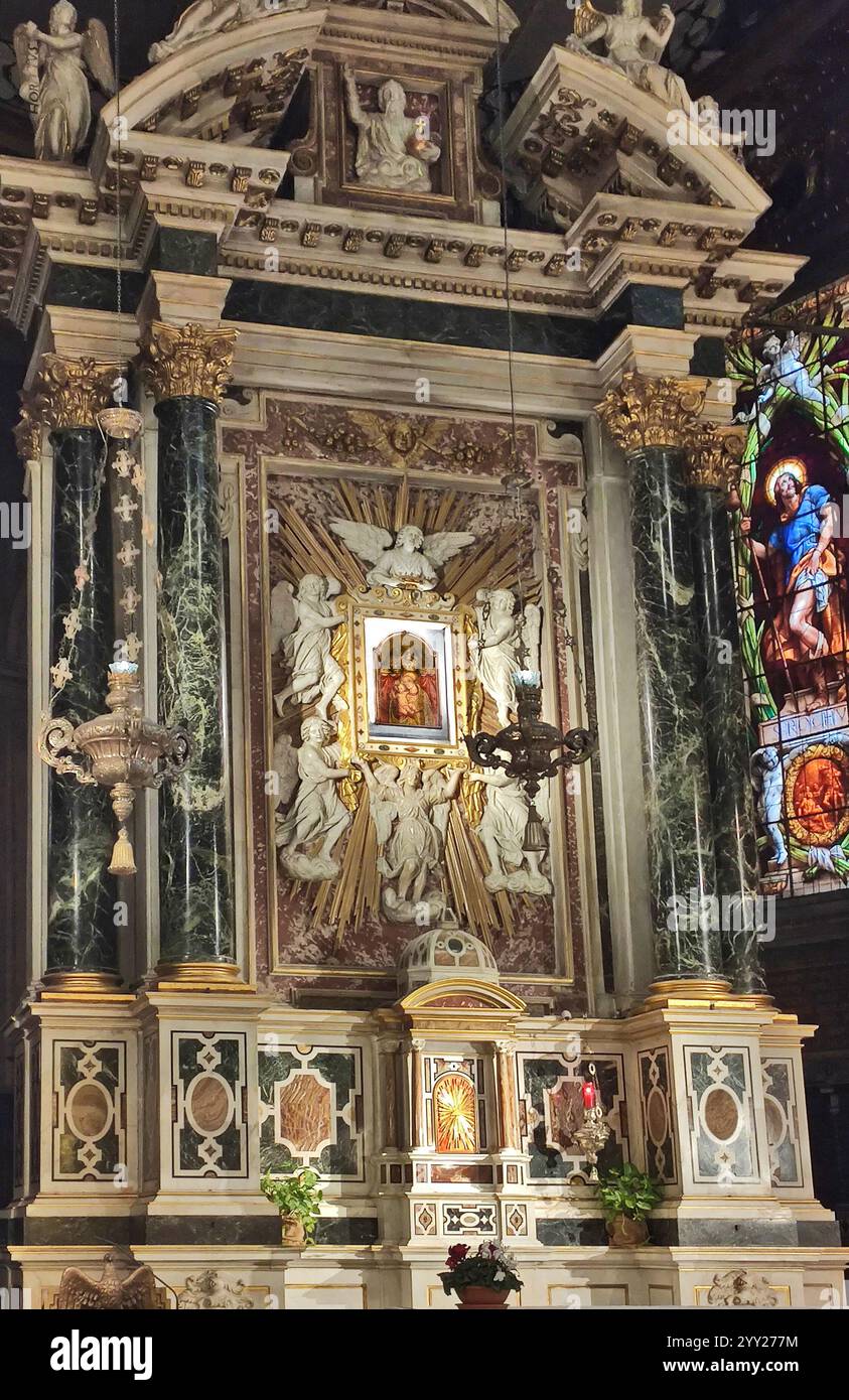 Cathedral of Our Lady of the Garden (Chiavari Stock Photo - Alamy