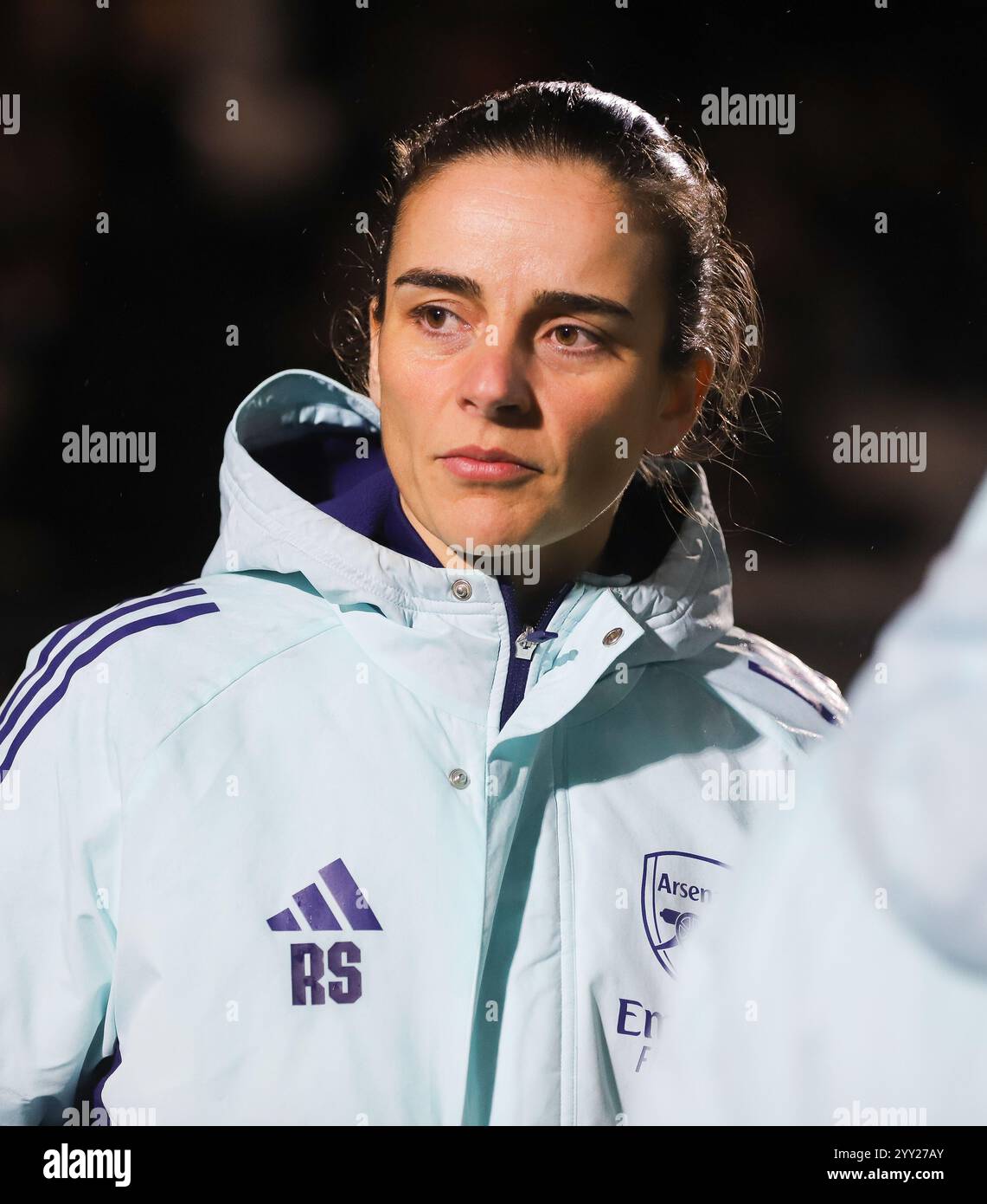Renée Slegers- Arsenals Interim coach during the UEFA Champions League ...