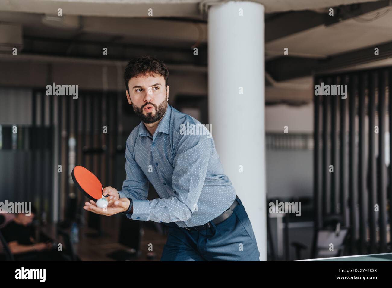 Office colleagues ping pong hi-res stock photography and images - Alamy