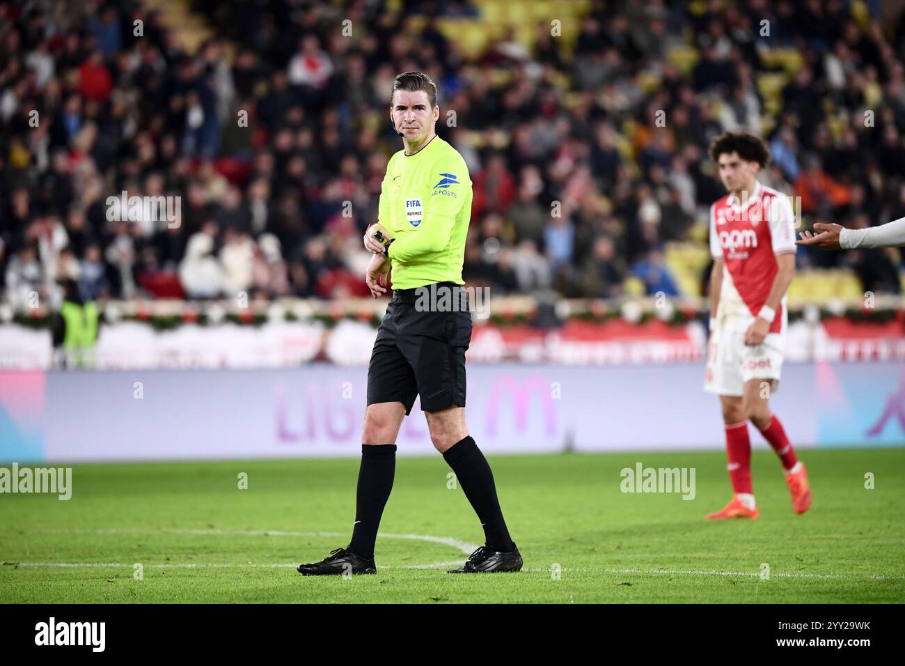 Francois LETEXIER (ARBITRE) during the Ligue 1 McDonald's match between ...