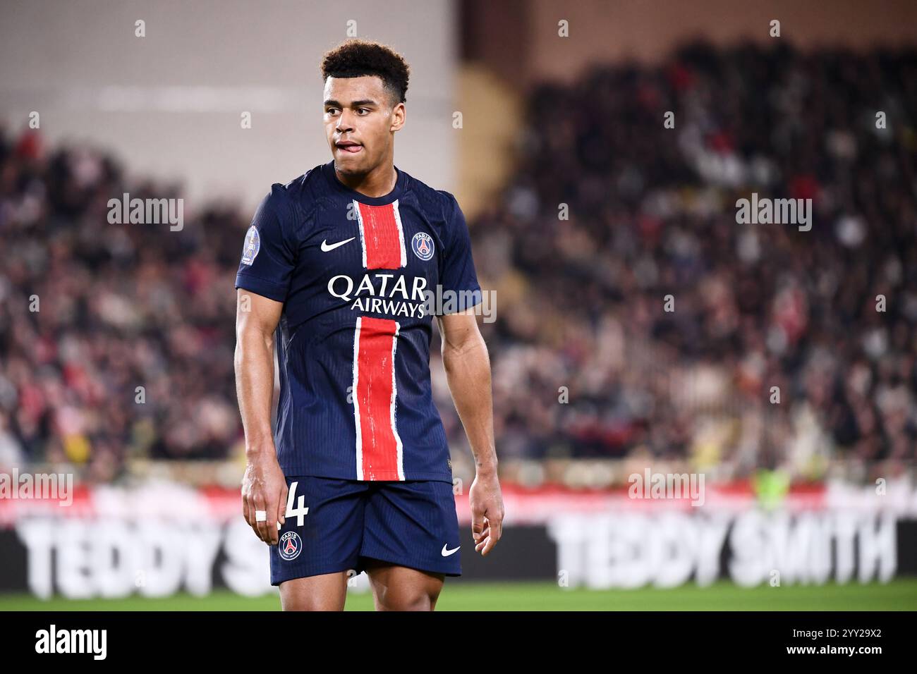 14 Desire DOUE (psg) during the Ligue 1 McDonald's match between Monaco ...
