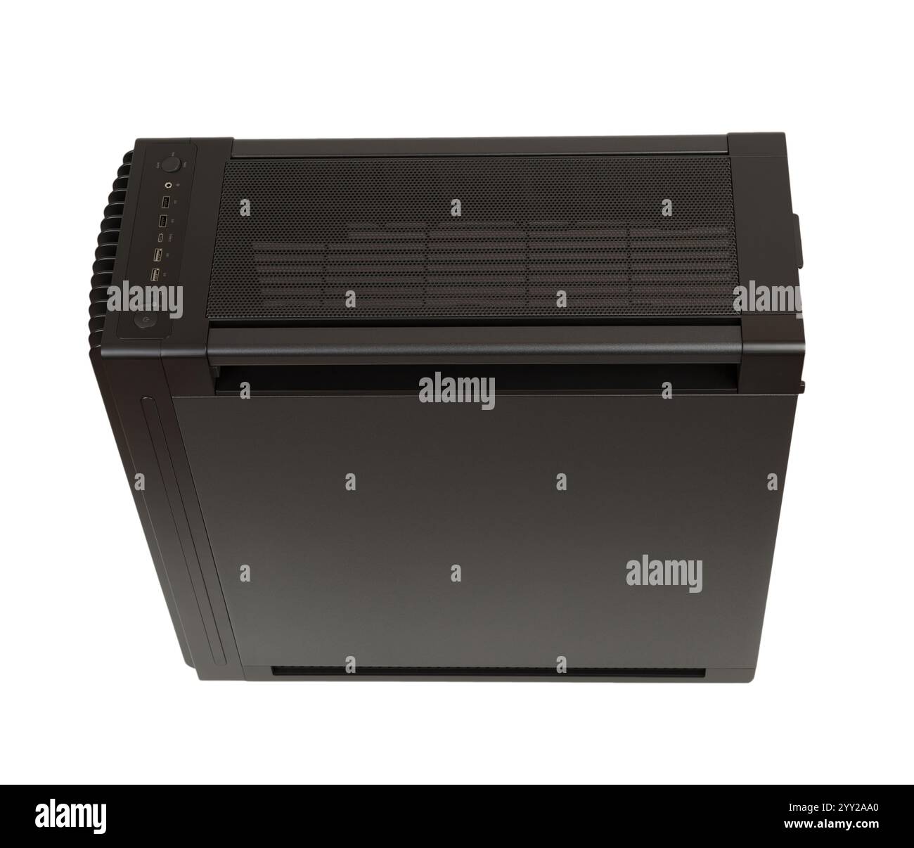 Big tower, PC case, chassis, photo of the top of the computer case ...