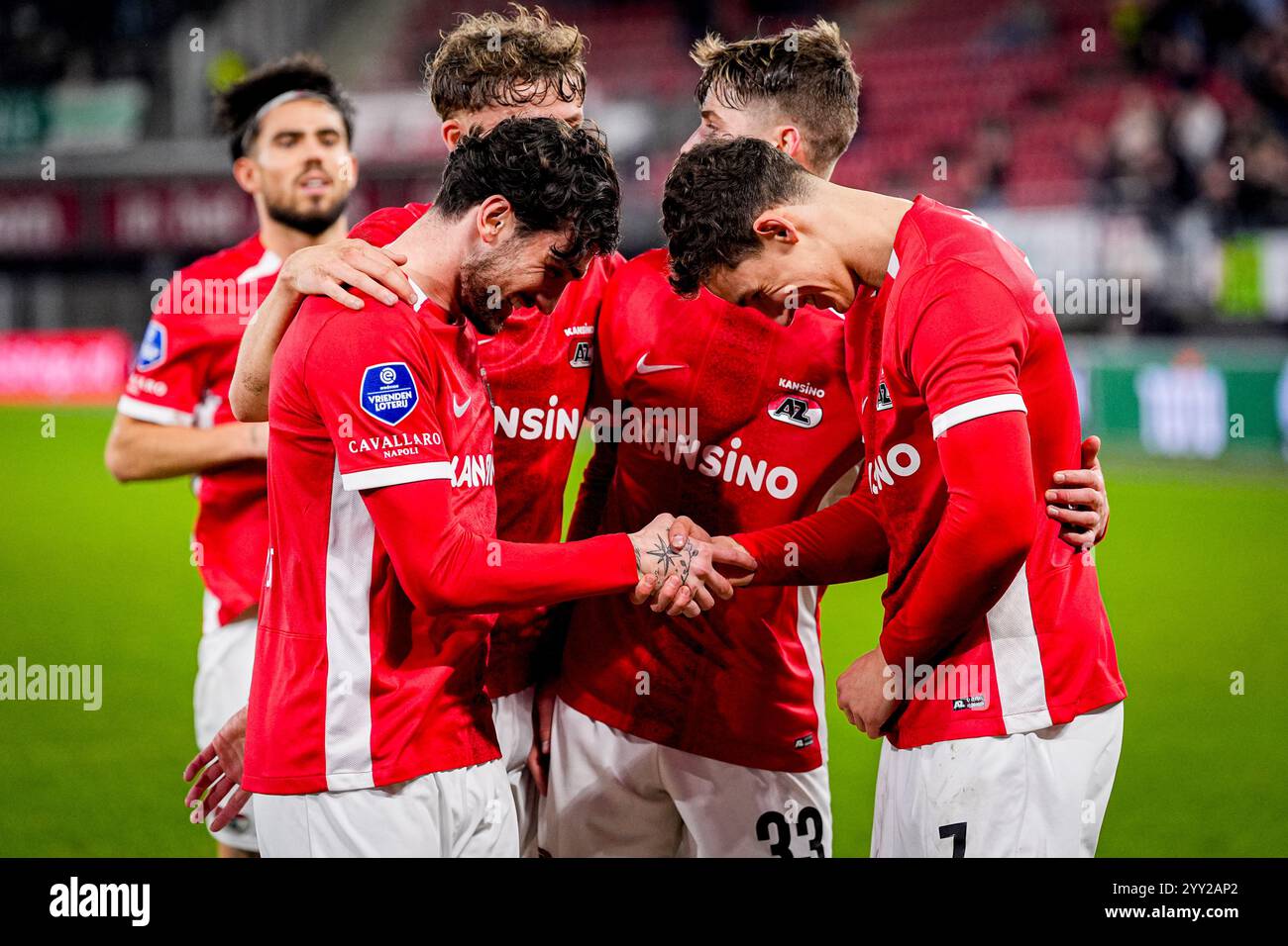 Alkmaar, Netherlands. 18th Dec, 2024. ALKMAAR, NETHERLANDS - DECEMBER 18: Ruben van Bommel of AZ ...