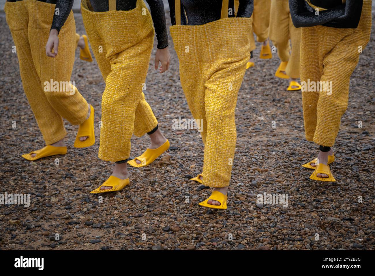 London, UK. 17th December 2024. Acrobatic performers from Australian ...
