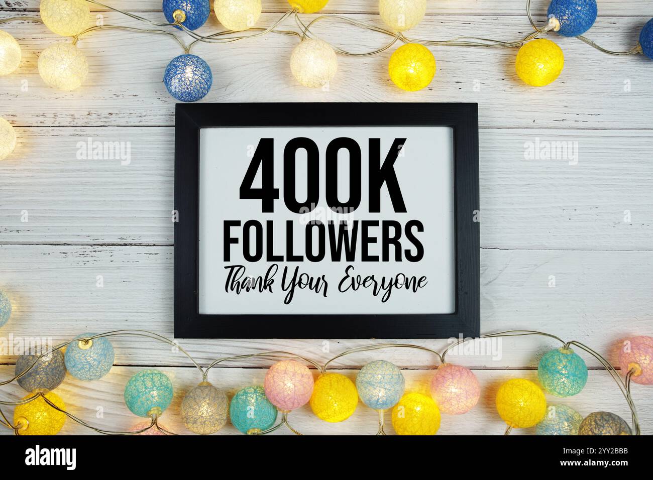 Thank you 400k followers hi-res stock photography and images - Alamy