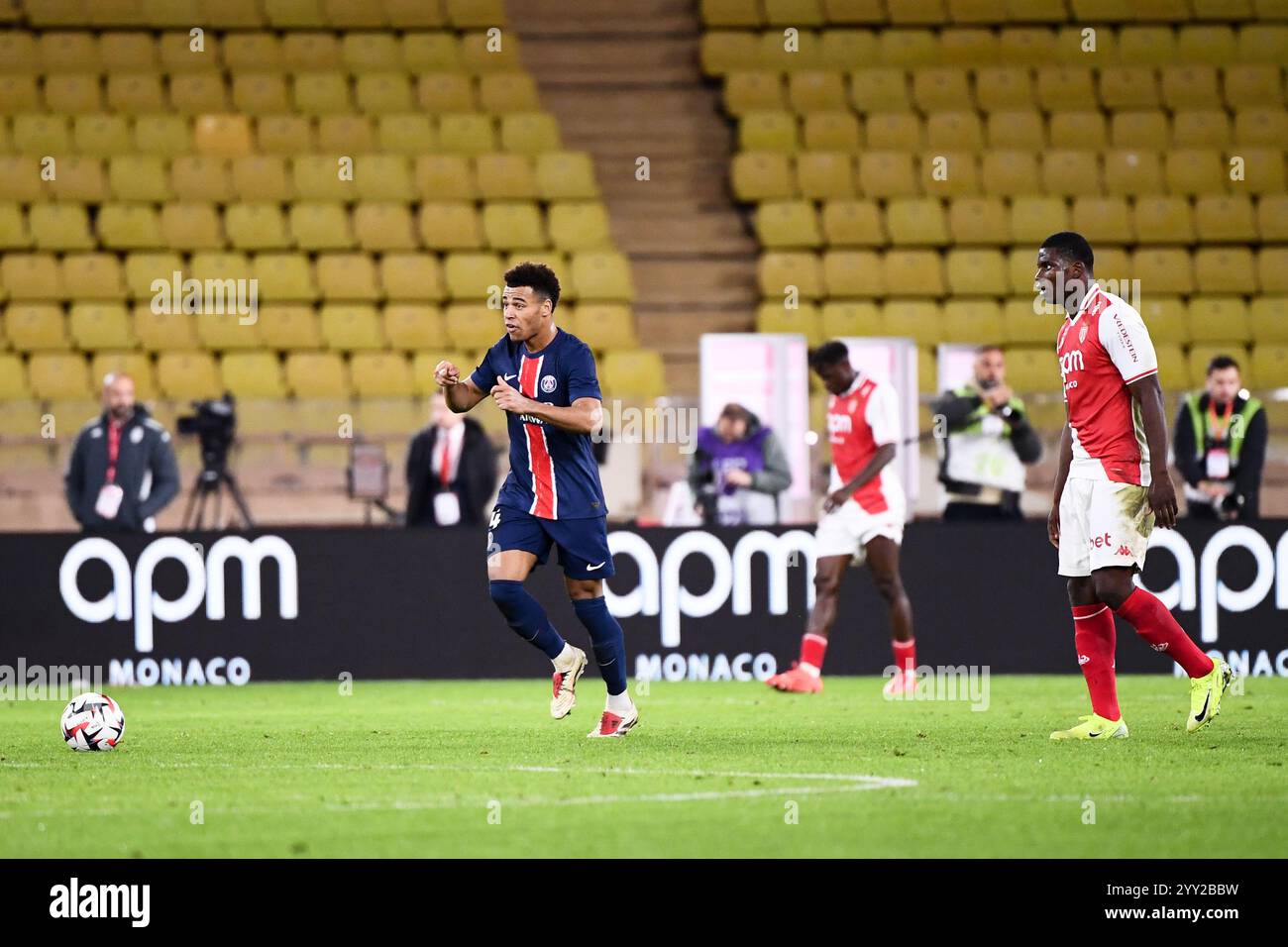 14 Desire DOUE (psg) during the Ligue 1 McDonald's match between Monaco ...