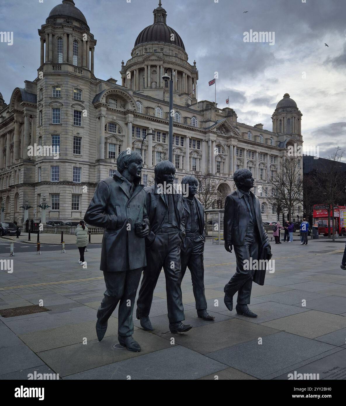The Beatles, Matthew Street, Liverpool, pier head Stock Photo - Alamy