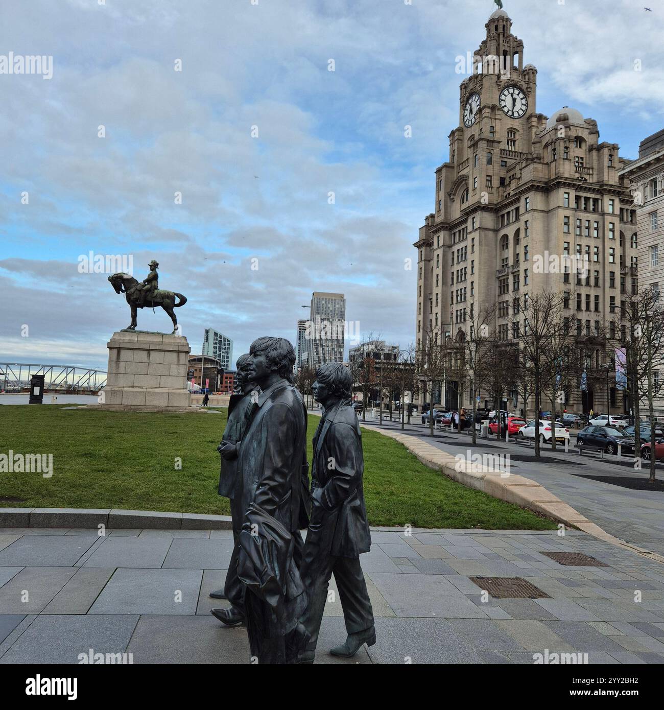 The Beatles, Matthew Street, Liverpool, pier head Stock Photo - Alamy
