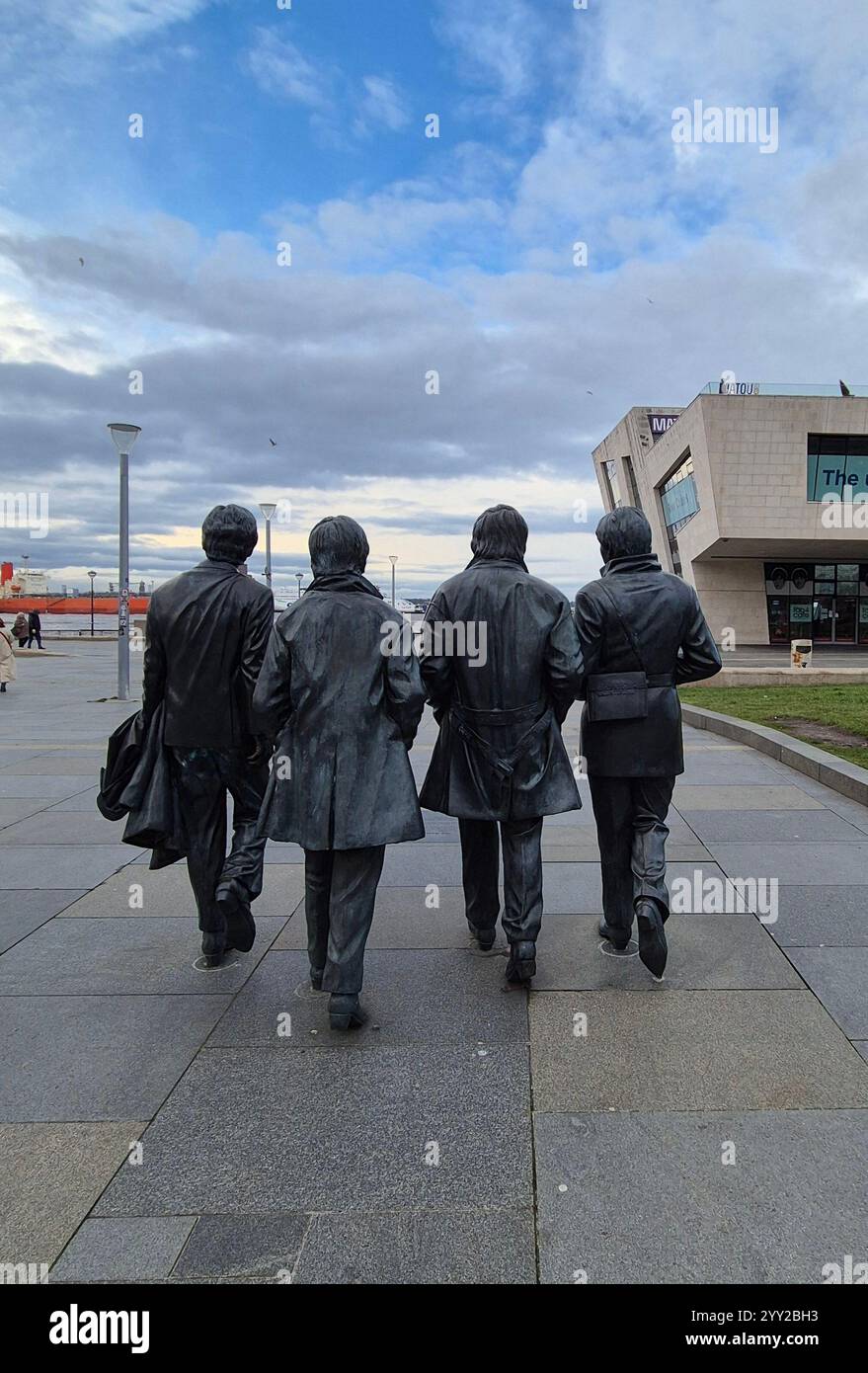 The Beatles, Matthew Street, Liverpool, pier head Stock Photo - Alamy