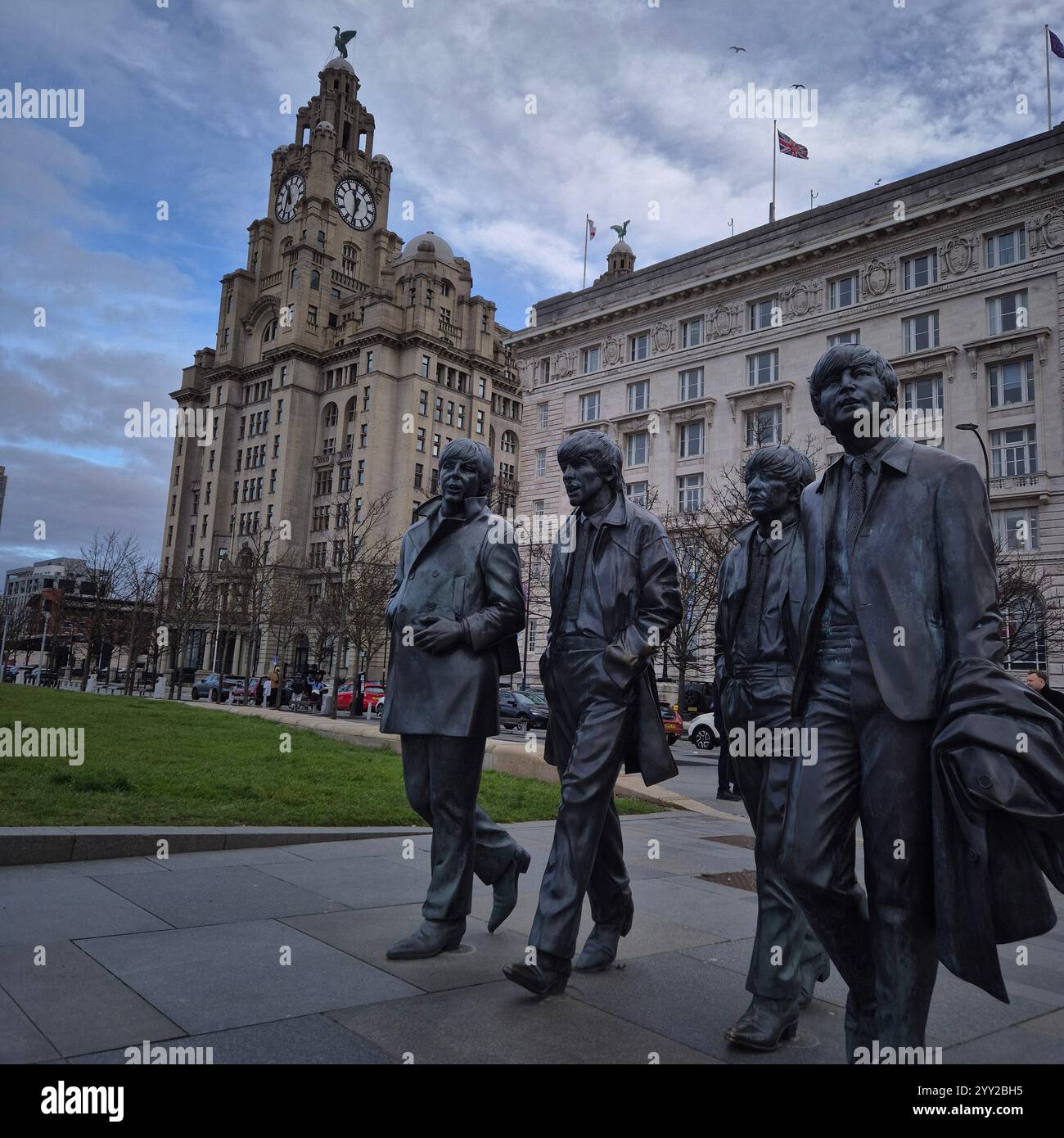 The Beatles, Matthew Street, Liverpool, pier head Stock Photo - Alamy