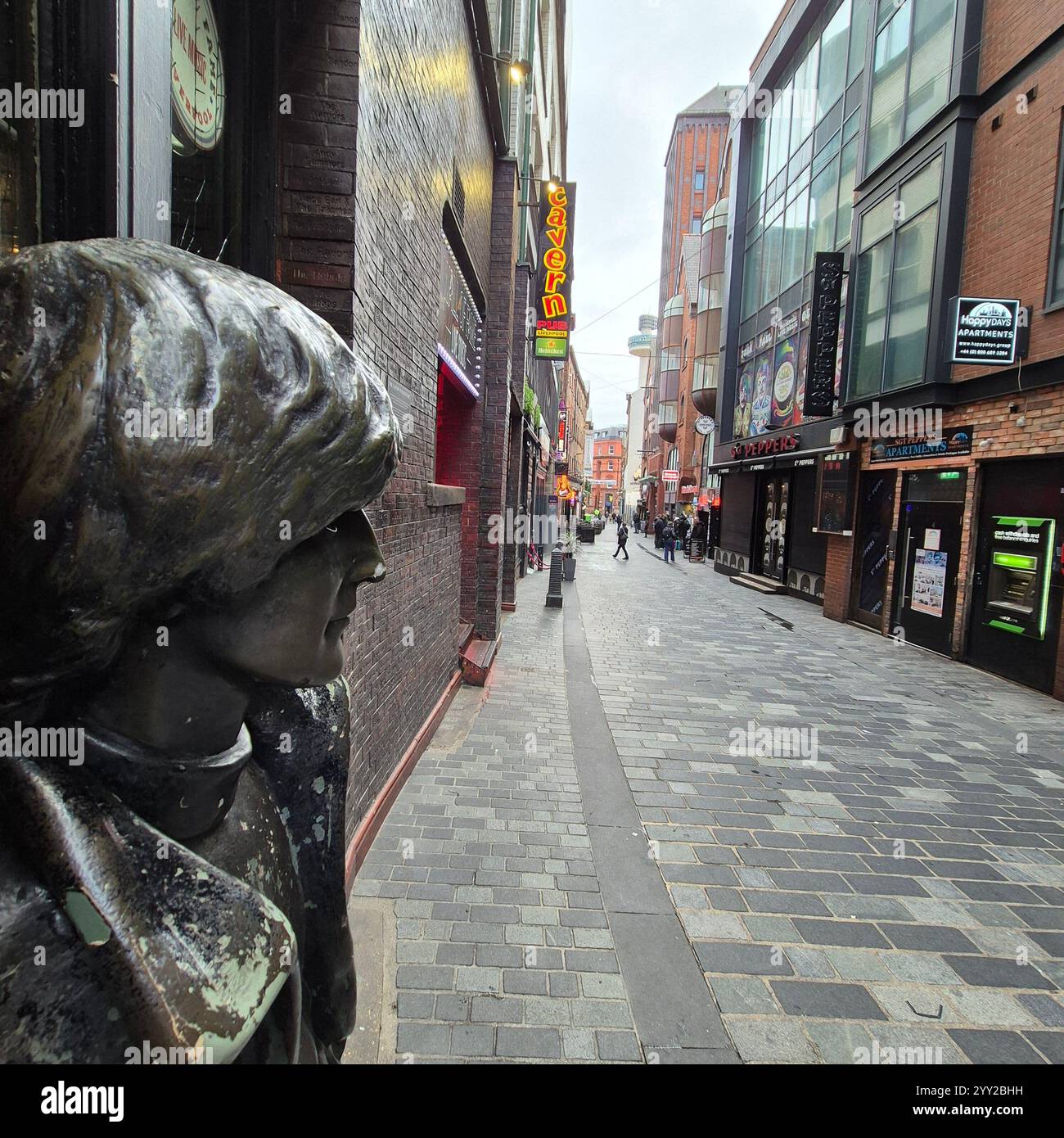 The Beatles, Matthew Street, Liverpool, pier head Stock Photo - Alamy