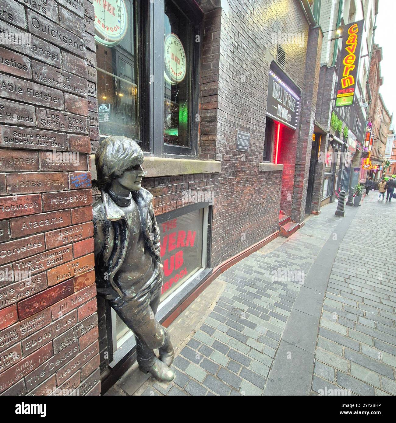 The Beatles, Matthew Street, Liverpool, pier head Stock Photo - Alamy