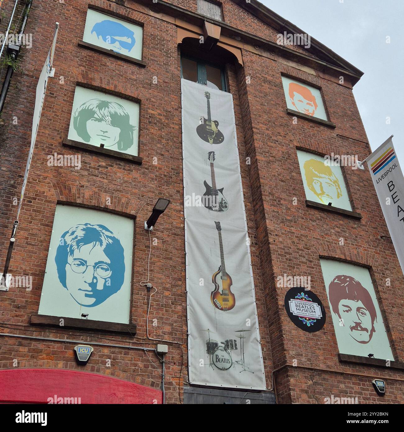 The Beatles, Matthew Street, Liverpool, pier head Stock Photo - Alamy