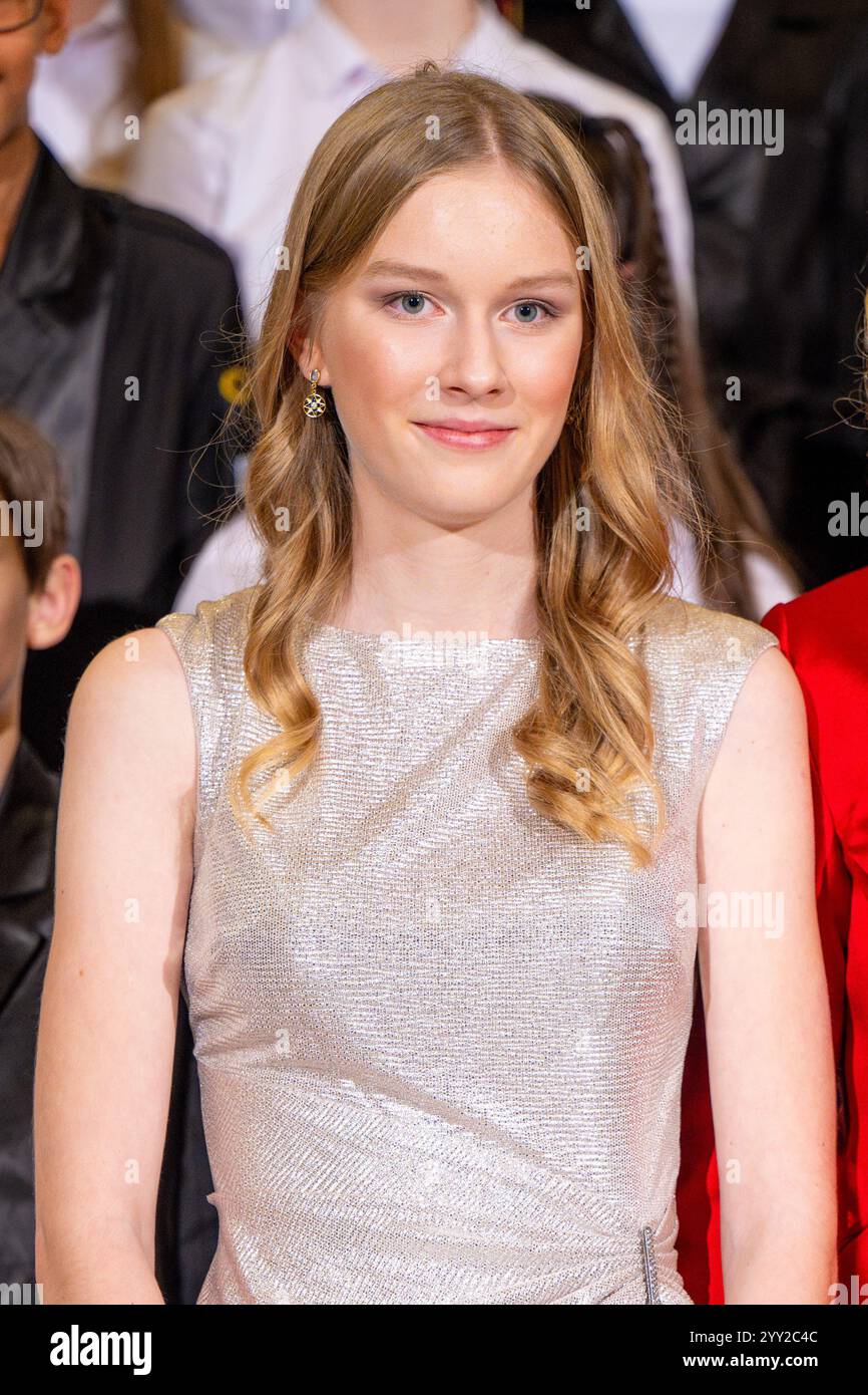 Princess Eleonore during the Christmas concert at the Royal Palace in ...