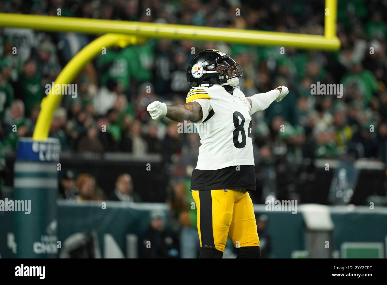 Pittsburgh Steelers' Cordarrelle Patterson reacts during an NFL ...