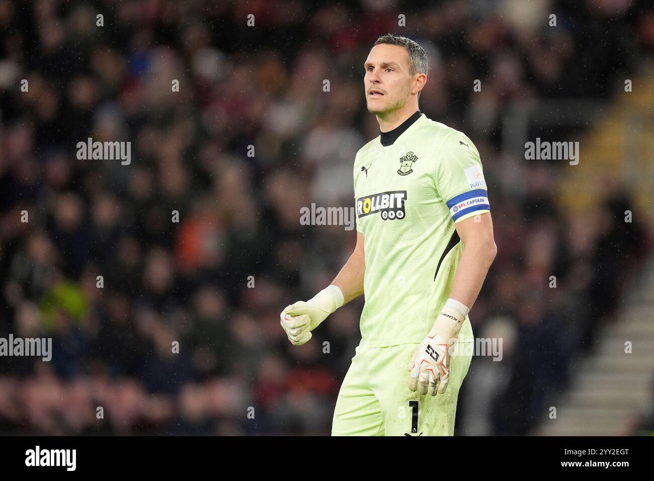 Southampton goalkeeper Alex McCarthy during the Carabao Cup quarter ...
