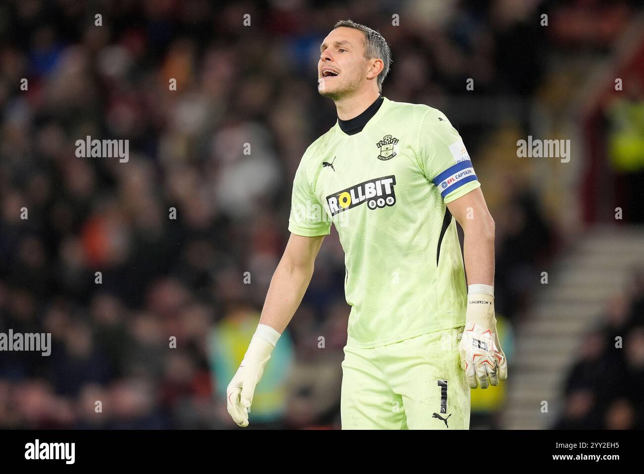 Southampton goalkeeper Alex McCarthy during the Carabao Cup quarter ...
