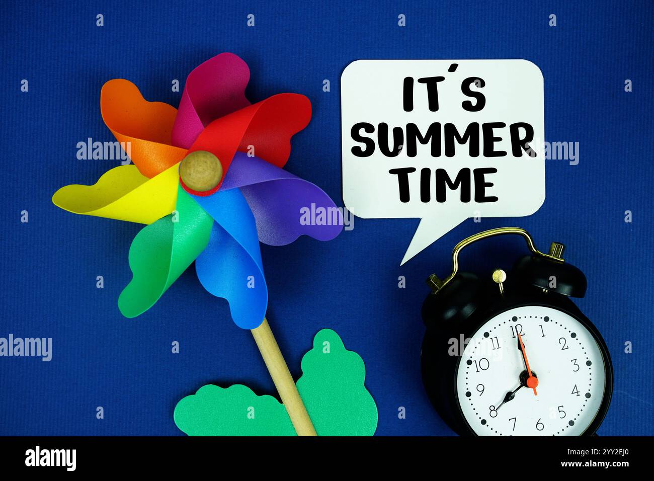 It's Summer Time text motivational and inspiration quote with colorful ...