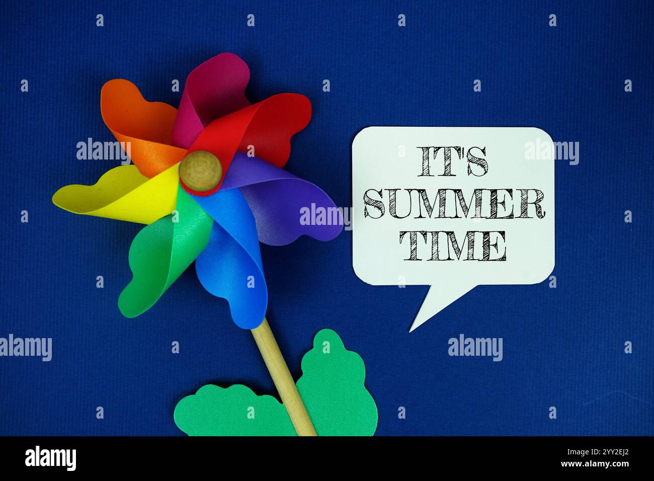 It's Summer Time text motivational and inspiration quote with colorful ...