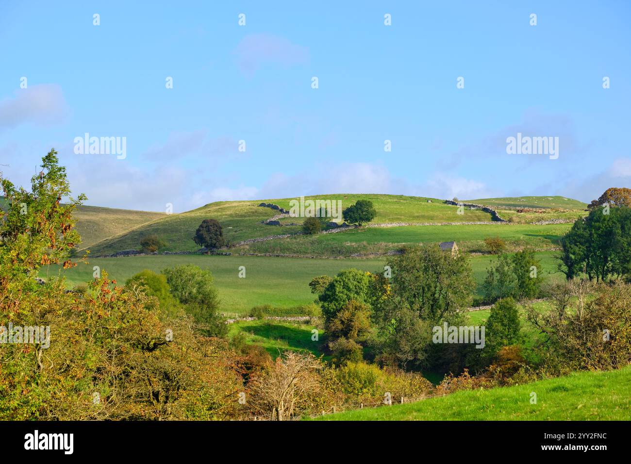 Dry stone walls in a rural farm field Stock Photo - Alamy