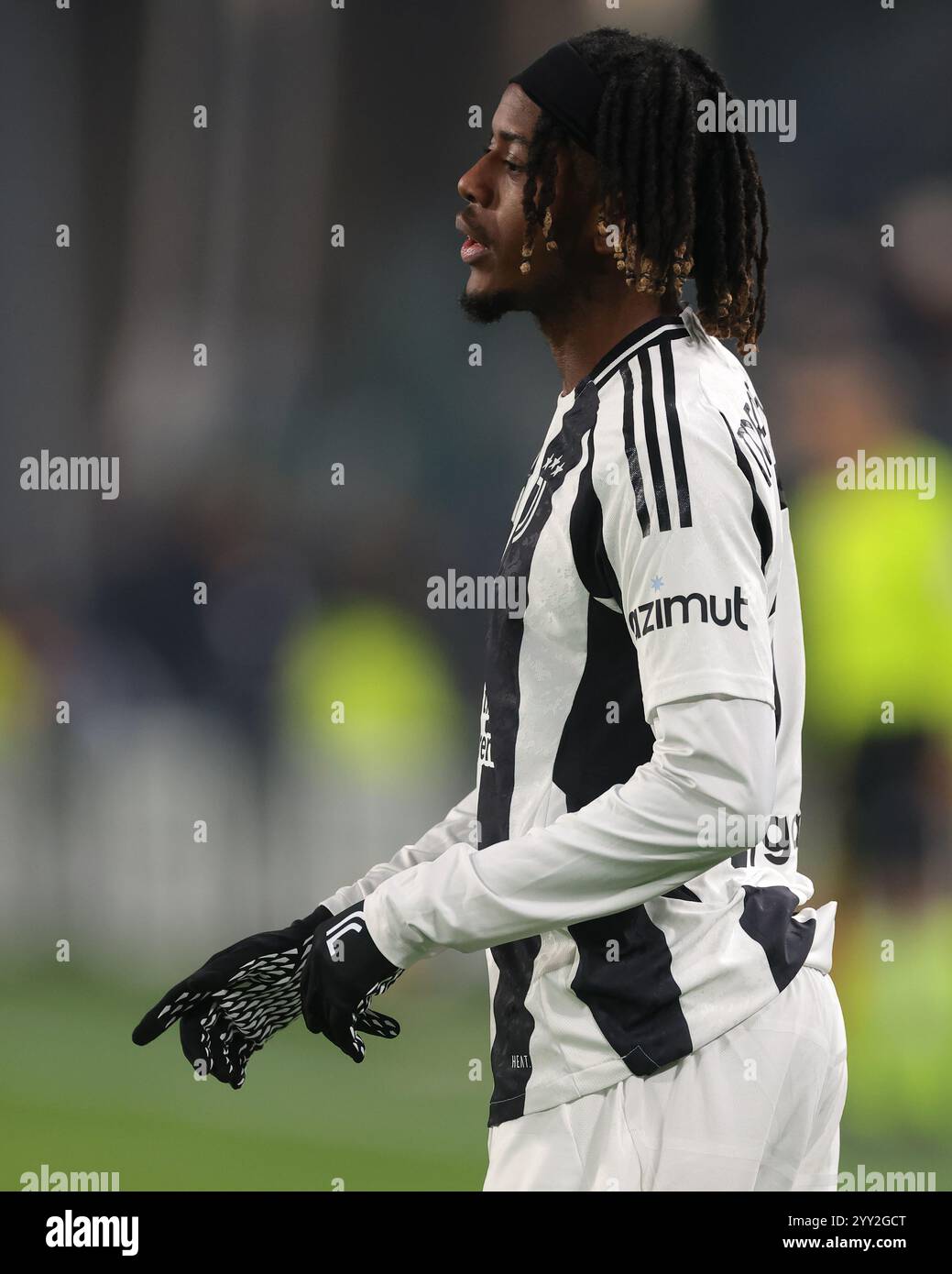 Turin, Italy. 17th Dec, 2024. Samuel Mbangula Tshifunda of Juventus ...
