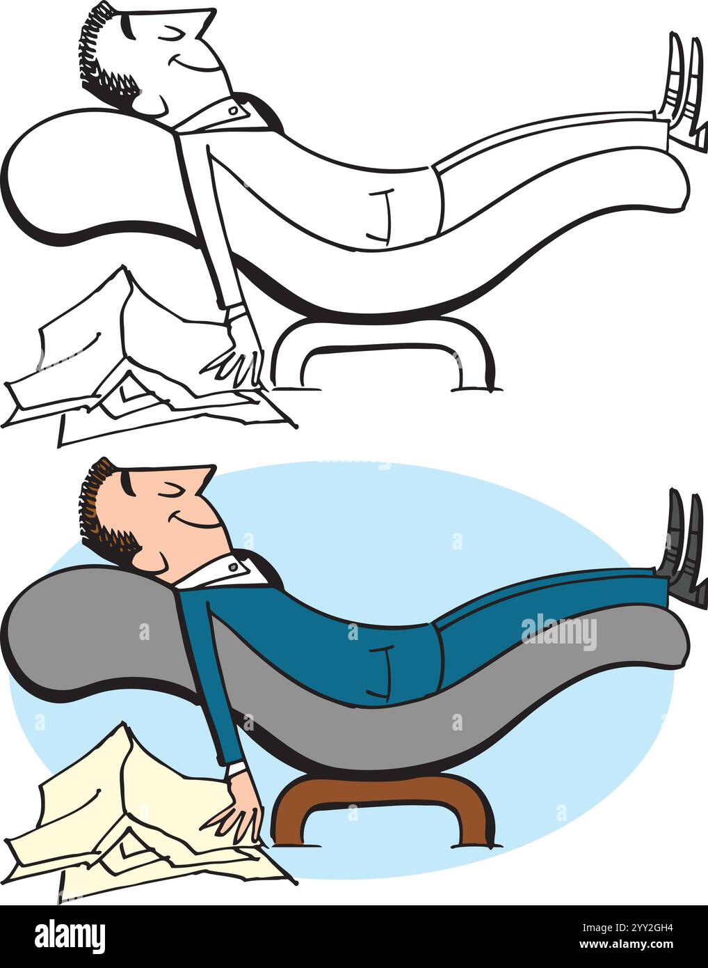 Cartoon chair hi-res stock photography and images - Alamy