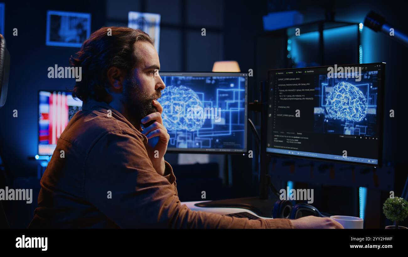 In office animation digital network hi-res stock photography and images - Alamy