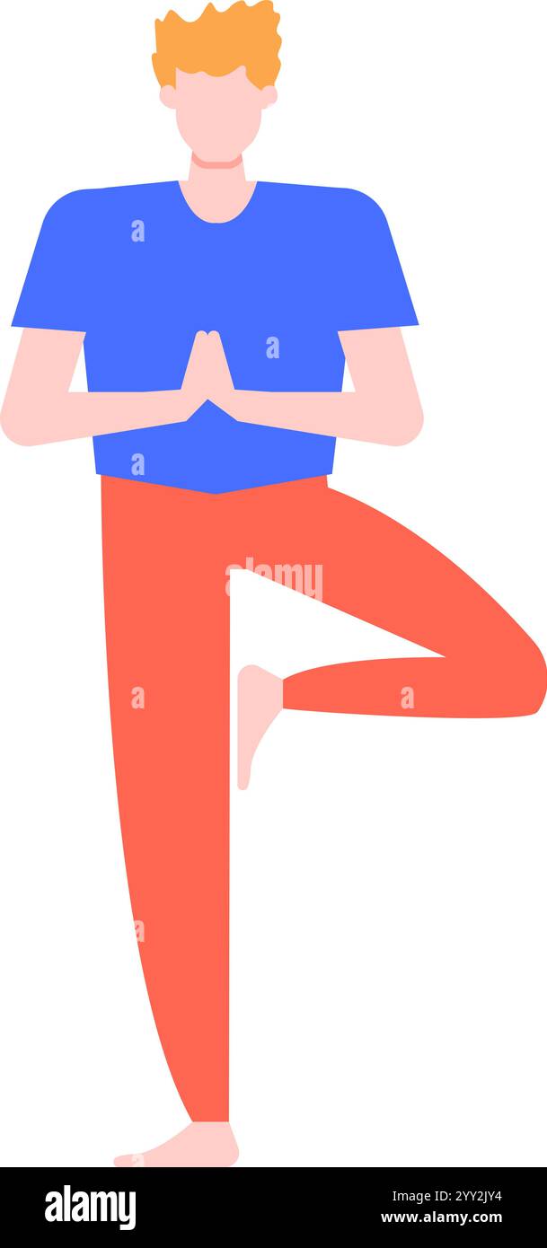 Hands exercise man in Stock Vector Images - Alamy