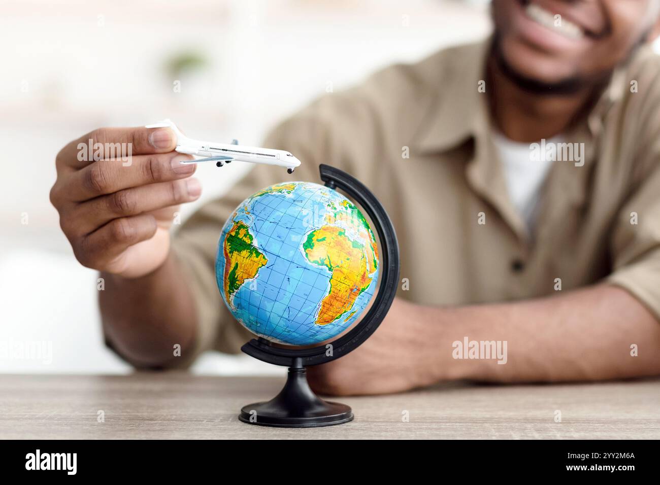 Planning trip model airplane hi-res stock photography and images - Alamy
