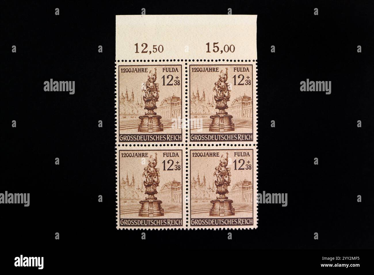 Germany Deutches Reich the 1200th anniversary of Fulda issue 1944 ...