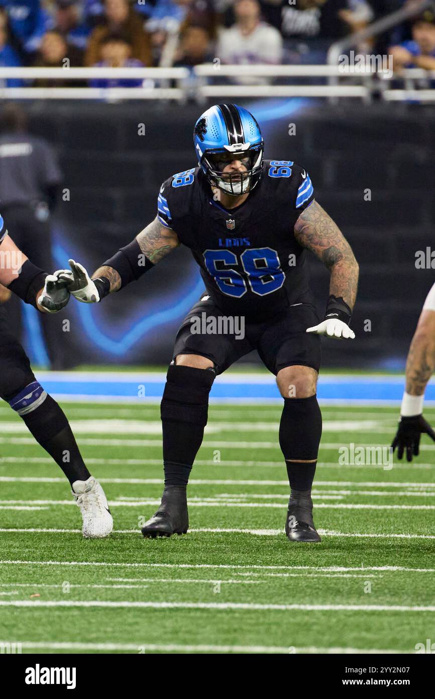 Detroit Lions offensive tackle Taylor Decker (68) blocks on offense ...