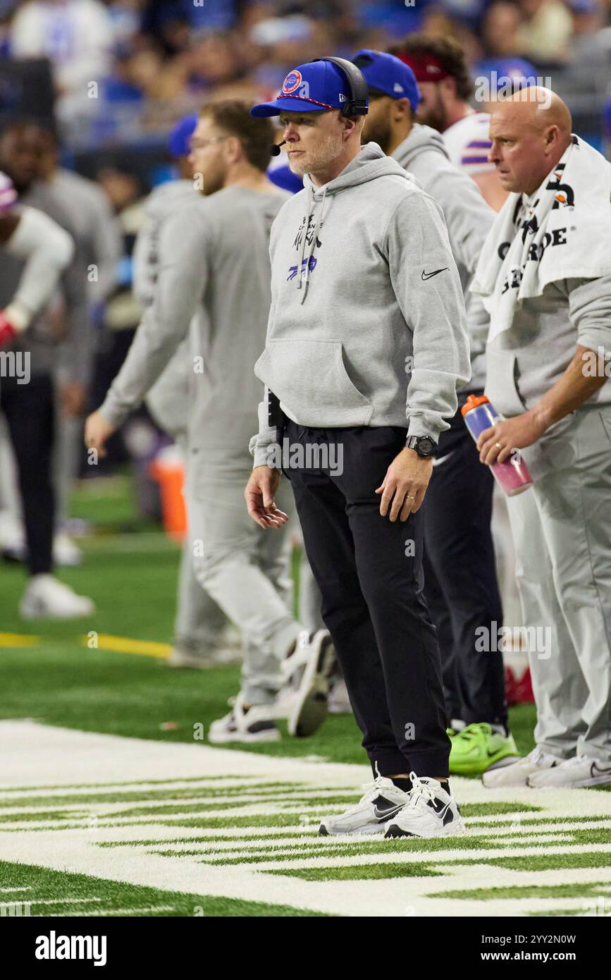 Buffalo Bills head coach Sean McDermott on the sideline against the ...