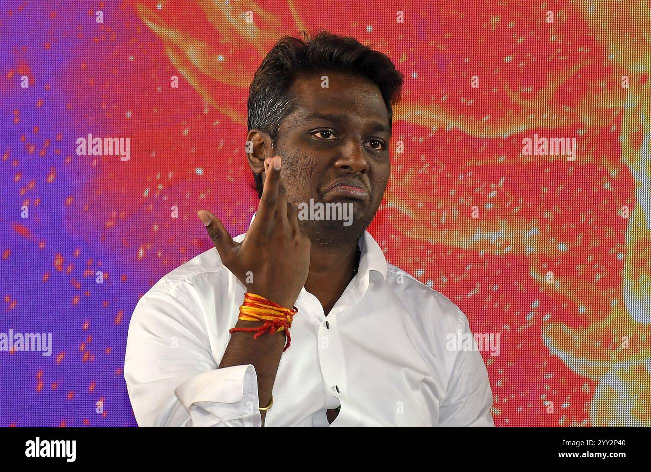 Mumbai, India. 18th Dec, 2024. Indian film producer Atlee Kumar seen ...