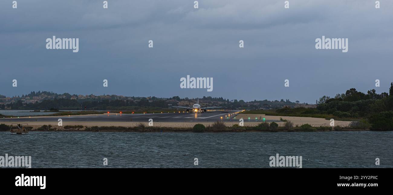 Kerkyra, Greece - 09 24 2022: View from Tourist Sightseeing locations ...
