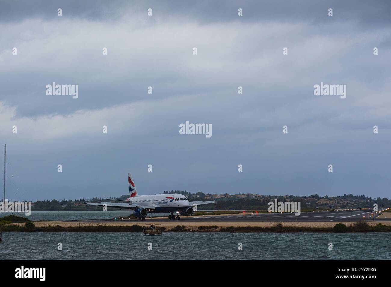Kerkyra, Greece - 09 24 2022: View from Tourist Sightseeing locations ...