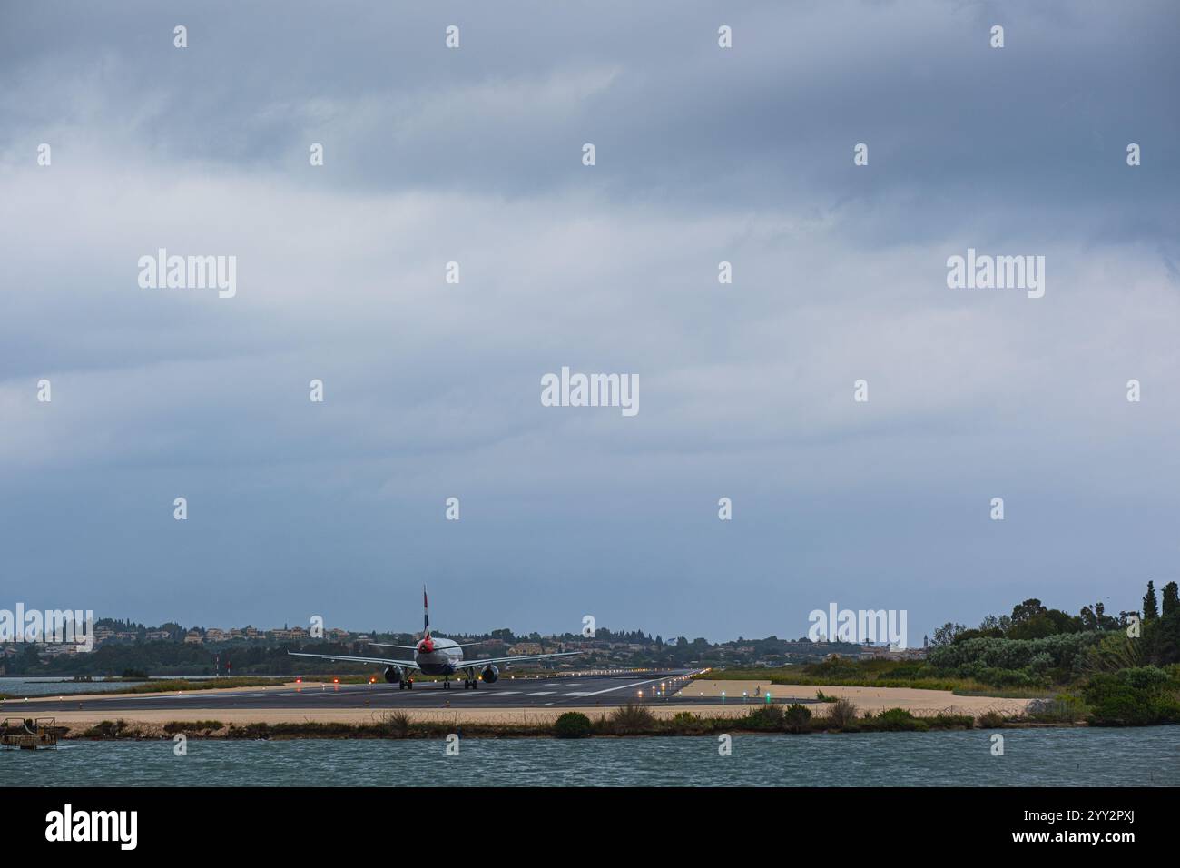 Kerkyra, Greece - 09 24 2022: View from Tourist Sightseeing locations ...