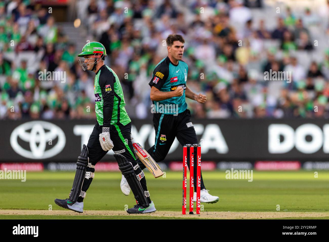 Melbourne, Australia, 18 December, 2024. Tom Rogers of Melbourne Stars ...