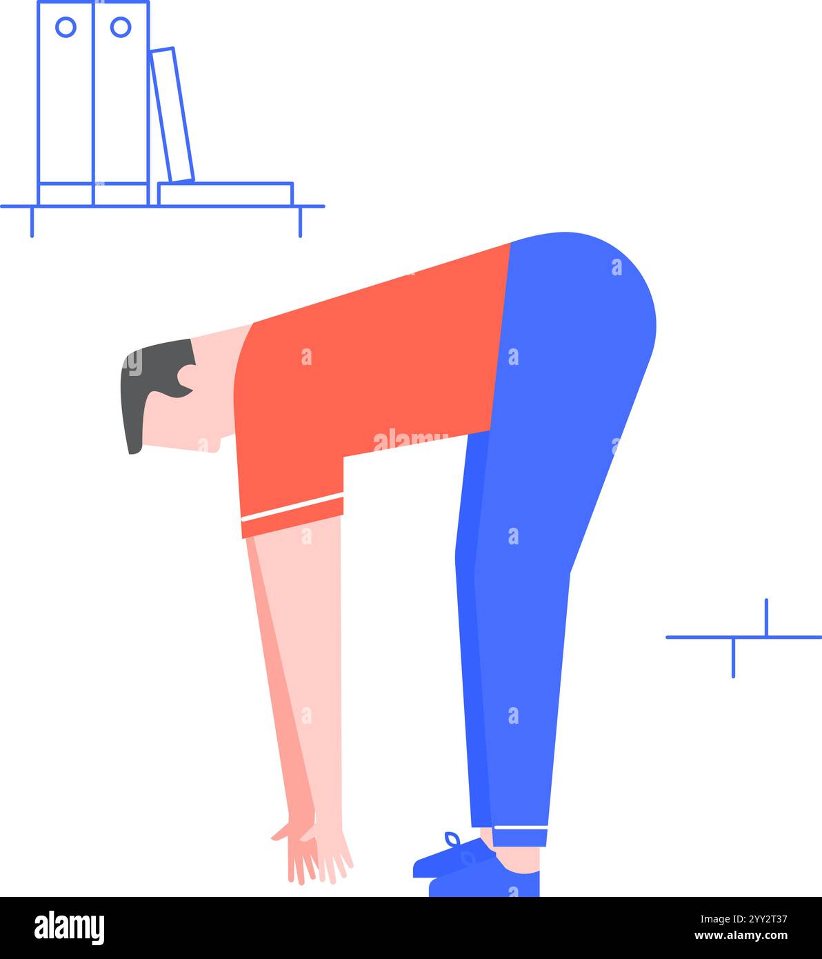 More stretching Stock Vector Images - Alamy