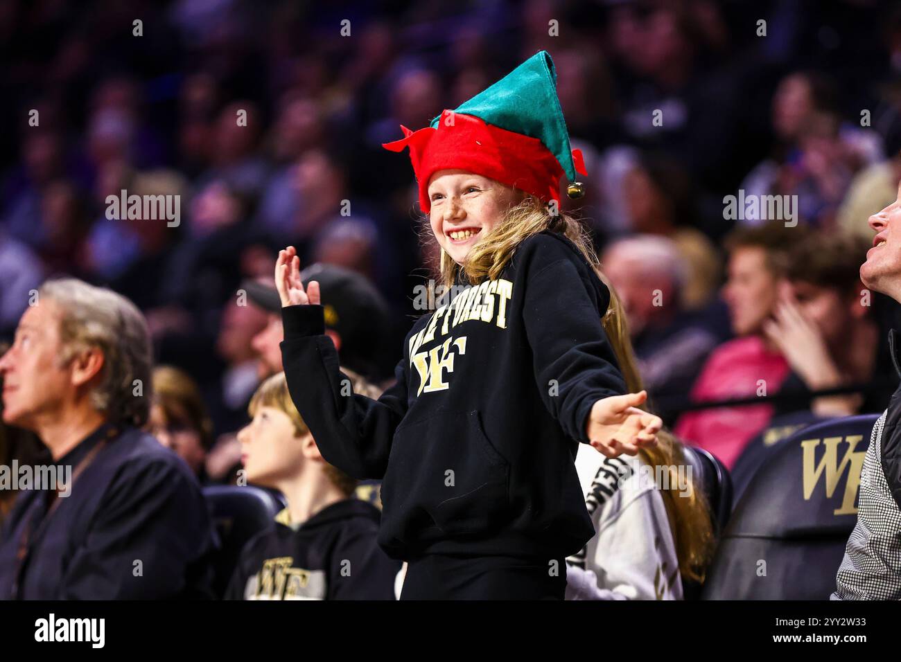 December 17, 2024: Wake Forest fan. NCAA basketball game between James ...