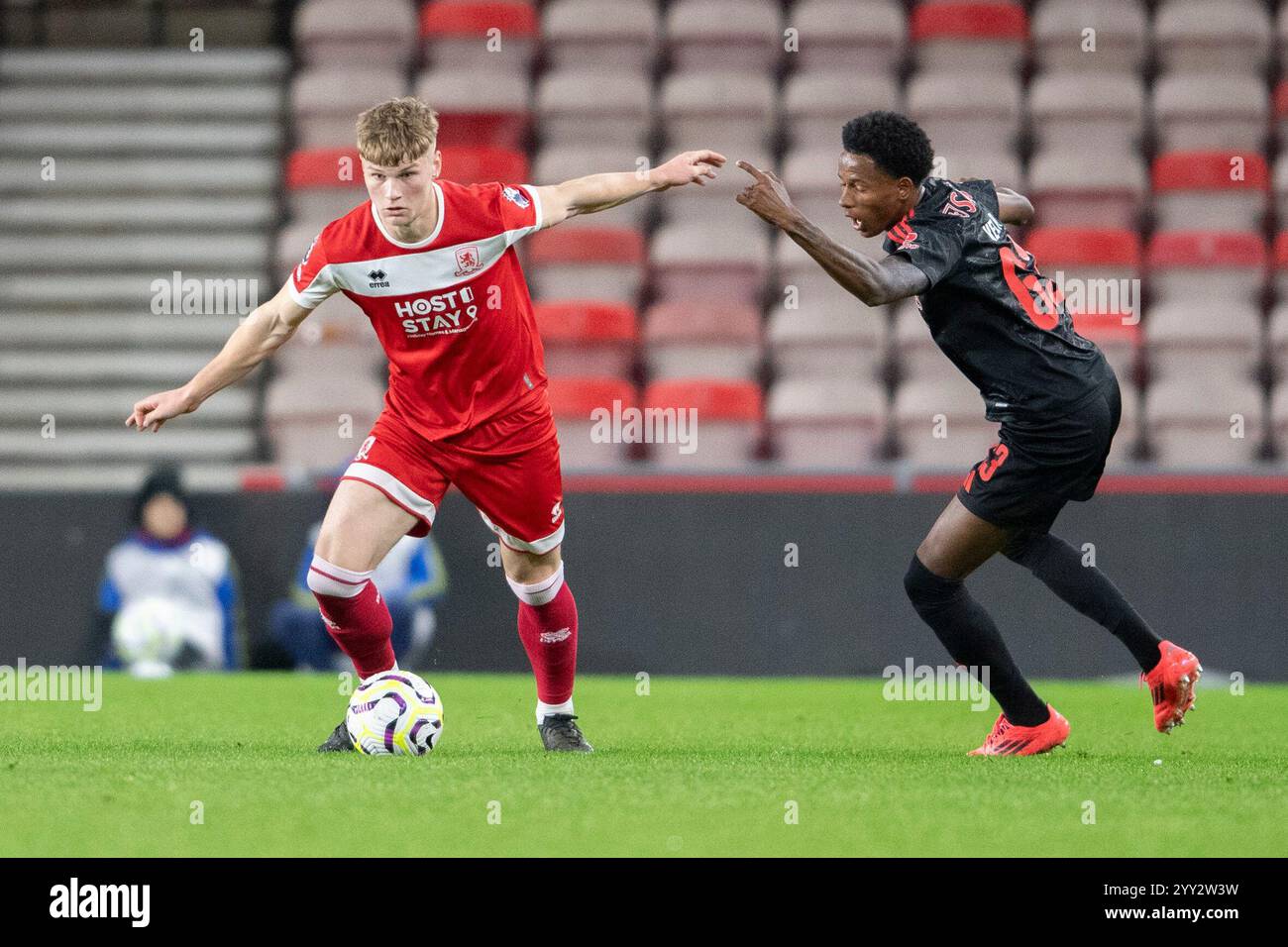 Middlesbrough's Harley Hunt during the Premier League International Cup ...
