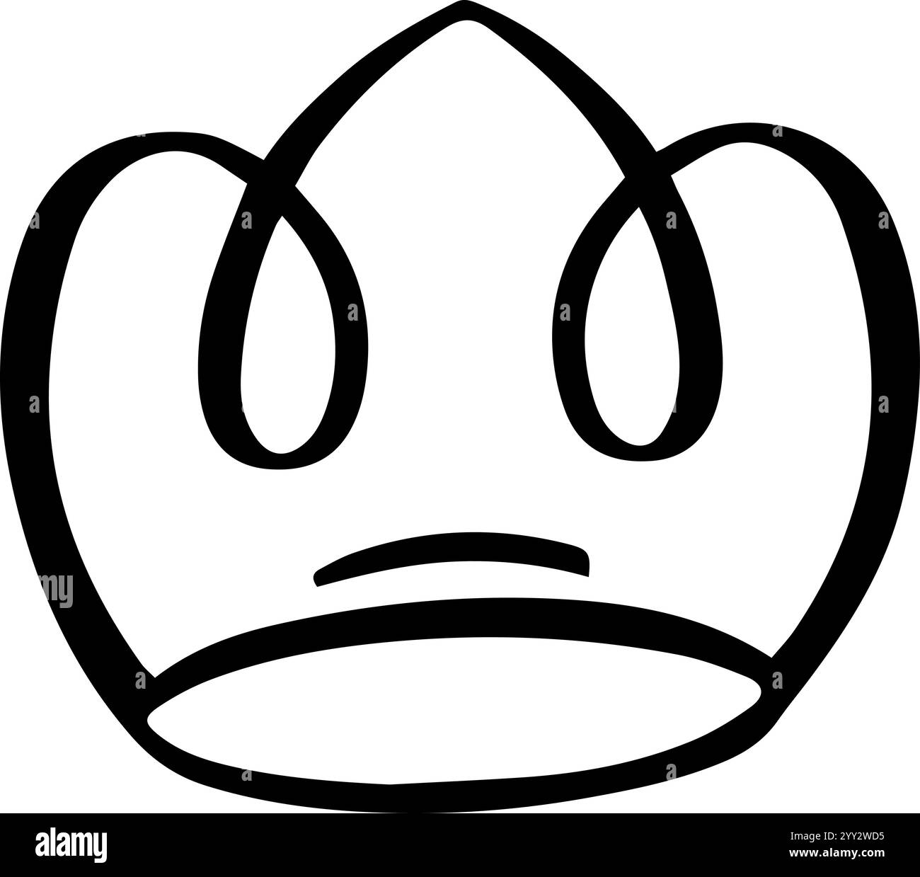 Minimalist vector illustration representing a stylized royal crown ...