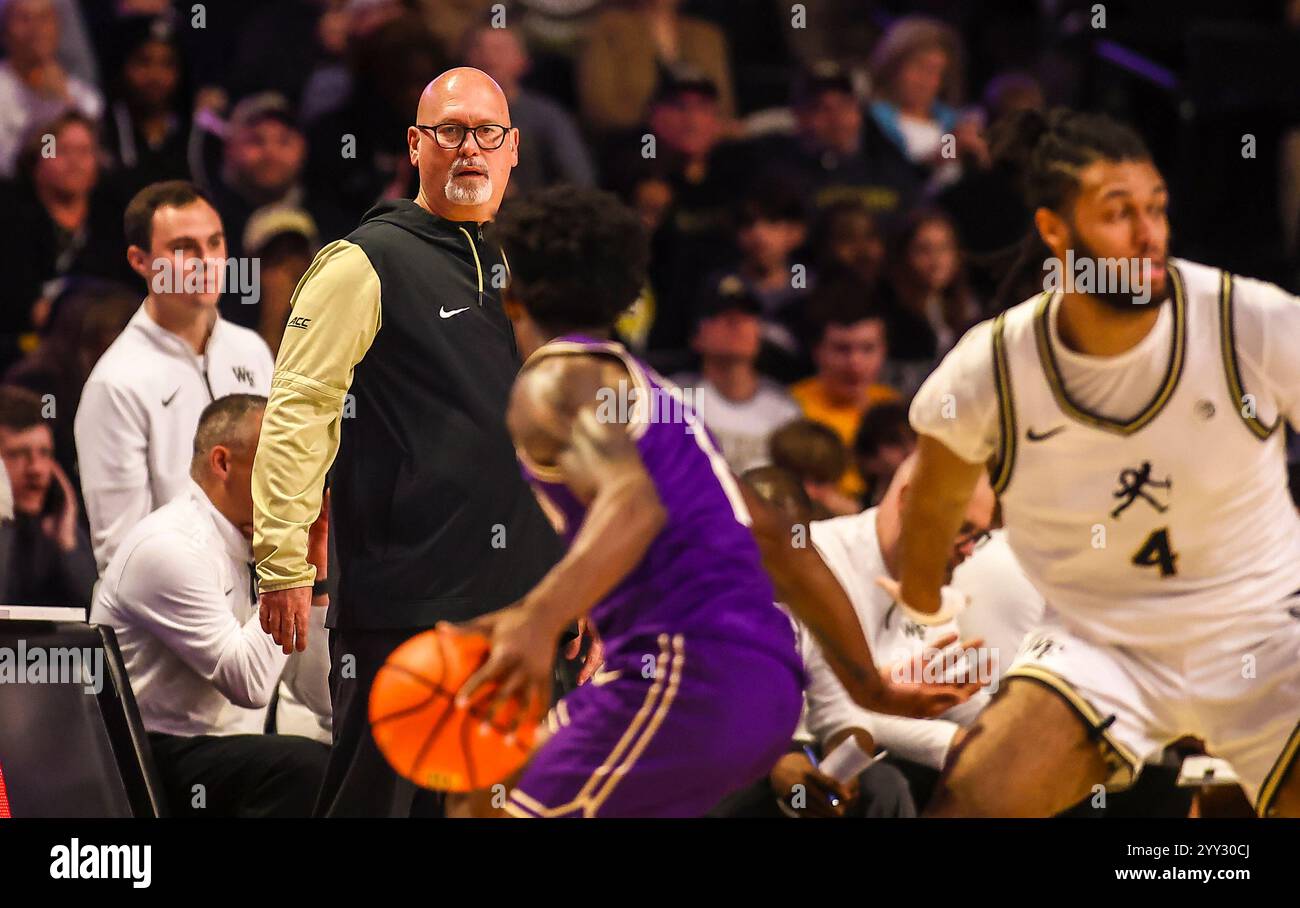 December 17, 2024: Steve Forbes is the head basketball coach for Wake ...