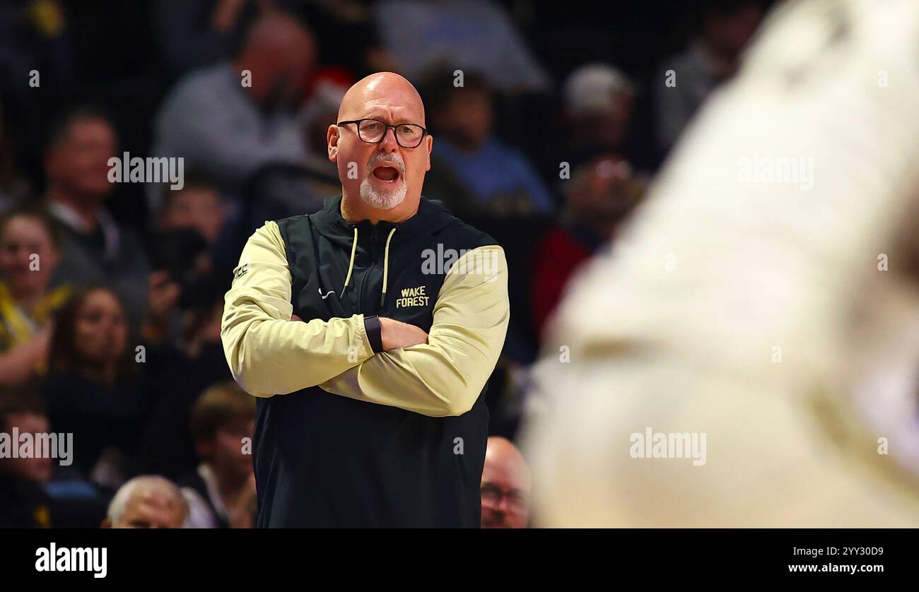 December 17, 2024: Steve Forbes is the head basketball coach for Wake ...